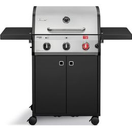 Gasgrill Enders, B:124cm H:108cm T:51cm, schwarz, Garten, Grills, "Chicago Next 3 R Turbo"