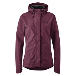 Gonso Damen Fahrradjacke "Sura Light", lila, Gr. 40, 100% Polyester, Jacken, Damen Regenjacke wind- und wasserdicht, Radjacke mit Kapuze
