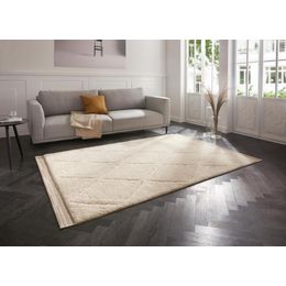 Hochflor-Teppich Hanse Home, B:160cm H:22mm L:230cm, beige, Polypropylen (PP), Teppiche, "Colin", Shaggy, Weich, Flauschig, Flokati, Hoch-Tief,