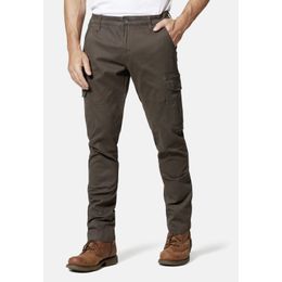 Herren Cargohose "Cargohose HERO by John Medoox", braun, Gr. 33, HERO by John Medoox, Denim/Jeans, 98% Baumwolle, 2% Elasthan, Hosen, Caro