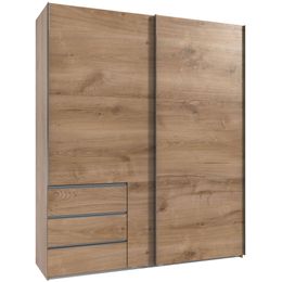 Schwebet&uuml;renschrank wimex, B:200cm H:236cm T:65cm, braun, Schr&auml;nke, "Level by fresh to go"