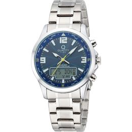 CRÉATION L Herren Herren-Funk-Solar-Chronograph blau Größe 0