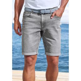 John Devin Herren Jeansshorts, grey-denim, Gr&ouml;&szlig;e 32