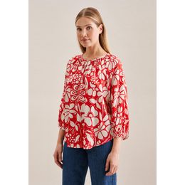 Seidensticker Damen Tunika "Schwarze Rose", rot, Gr. 36, gebl&uuml;mt, 100% Viskose, Tuniken