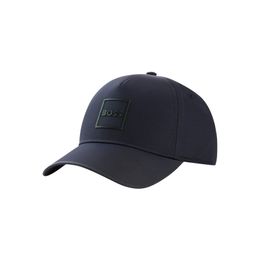 BOSS Green Herren Baseball Cap "Pyer", blau, unifarben, Twill, Kunstfaser, Caps, mit reflektierendem Print