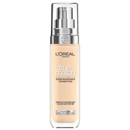 L'Or&eacute;al L'OR&Eacute;AL PARIS Damen Foundation "L'Or&eacute;al Paris True Match Foundation", 30ml, beige, Teint-Kosmetika, Spendet Feuchtigkeit, mittlere Deckkraft, passt