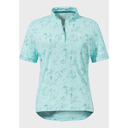 Schöffel SCHÖFFEL Damen Radtrikot "Shirt Bordano L", blau, Gr. 40, Oberstoff : 90% Nylon 10% Elasthan Oberstoff Einsatz: 100% Polyester, Trikots
