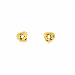 Adelia&acute;s ADELIA ́S Damen Paar Ohrh&auml;nger "Damen 333 Gold Ohrringe Ohrstecker Knoten", Damen, Gelbgold 333 Gold, gold, Gelbgold 333, Gold, Ohrringe, Goldschmuck