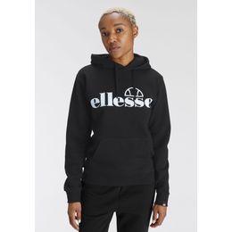 Ellesse Damen Kapuzensweatshirt "LYARA OH HOODY", schwarz, Gr. 36, Obermaterial: 70% Baumwolle, 30% Polyester, Sweatshirts