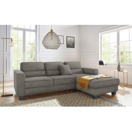 Ecksofa Trendmanufaktur, B:247cm H:85cm T:165cm, braun, Wohnzimmer, Sofas, "Chamber, zeitlos & modern, hoher Sitzkomfort, Breite 247cm, L-Form",