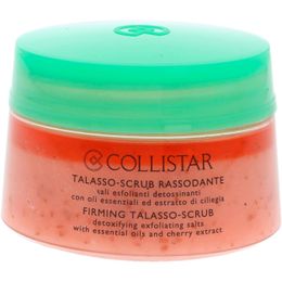 Collistar Körperpeeling "Firming Talasso Scrub", 300 g, rot, Hautreinigungsmittel, Strafft die Haut, mit hawaiianischem Salz, verwöhnt die Haut.