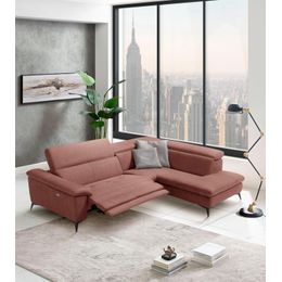 Ecksofa Egoitaliano, B:272cm H:96cm T:203cm, braun, Wohnzimmer, Sofas, "Martine, Multifunktionssofa mit Komfortfunktionen, edel und bequem", mit