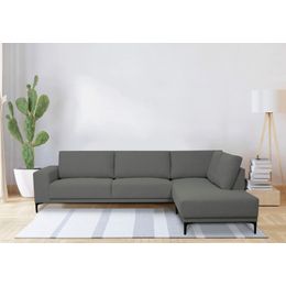 Ecksofa OTTO HOME, B:289cm H:85cm T:210cm, grau, 68% polypropylene, 32% polyester, Wohnzimmer, Sofas, "Xander, L-Form", Breite 289 cm, Webstoff,