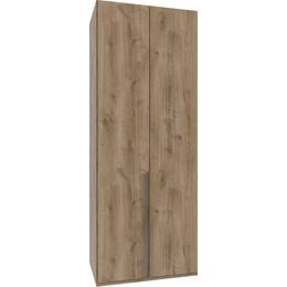 Kleiderschrank wimex, B:90cm H:236cm T:58cm, braun, Schlafzimmer, Schränke, "New York", in vielen Breiten, 208 oder 236cm hoch