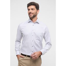 Eterna Herren Langarmhemd "MODERN FIT", grau, Gr. 39, Twill, 100% Baumwolle, Hemden, NON IRON (b&uuml;gelfrei)