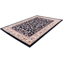 Teppich Obsession, B:120cm H:11mm L:170cm, blau, Polyester, Wohnzimmer, Teppiche, "Isfahan 741", Orient-Optik, ideal im Wohnzimmer & Schlafzimmer