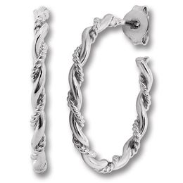 ONE ELEMENT Damen Paar Creolen "Ohrringe Creolen aus 925 Silber Ohrringe Creolen aus 925 Silber", Damen, Silber 925 (Sterlingsilber), silber, Silber