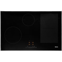 Miele Flex-Induktions-Kochfeld "KM 7474 FR "125 Edition"", B:80,6cm H:5,2cm T:52,6cm, schwarz, Kochfelder, Mit 4 Kochzonen inkl. 1 leistungsstarken