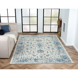 Teppich, B:200cm H:8mm L:290cm, braun, MyFlair M&Ouml;BEL & ACCESSOIRES, Polyester, Wohnzimmer, Teppiche, "My Heriz", Kurzflor, klassisches Orient Design,