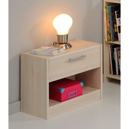 Nachtkonsole Parisot, B:44cm H:40cm T:28cm, braun, Sideboards, "Charly"