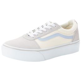 Vans Kinder Sneaker "Ward Platform", Gr. 37, beige, Leder, Synthetik, Textil, Schuhe