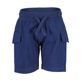 Blue Seven Jungen Sweatshorts, blau, Gr. 104, unifarben, Obermaterial: 100% Baumwolle, Hosen