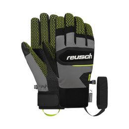 Reusch Damen Skihandschuhe "Dragon R-TEX XT", bunt, Gr. 10, 80% Polyester, 20% Ziegenleder, Handschuhe, mit wasserdichter und atmungsaktiver Funktion