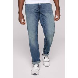 CAMP DAVID Herren Comfort-fit-Jeans, blau, Gr. 30, vintage, Material: 91, 5% Baumwolle, 6% Polyester, 2, 5% Elasthan, Jeans, mit zwei Leibh&ouml;hen