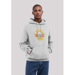 F4NT4STIC Herren Kapuzenpullover "Guns 'n' Roses Vintage Bullet Logo", grau, Gr. XL, Obermaterial: 80% Baumwolle, 20% Polyester, Pullover, Premium
