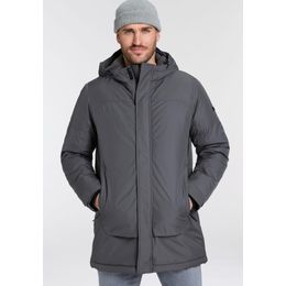CMP Herren Parka "MAN PARKA FIX HOOD", grau, Gr. 46, unifarben, Web, Obermaterial: 100% Polyamid. Futter: 100% Polyester. Wattierung: 100% Polyester,