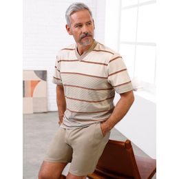 King&acute;S Club KINGS CLUB Herren Shorty, Gr. 52, beige, 100% Baumwolle, Homewear-Sets