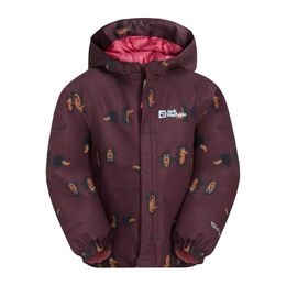 Jack Wolfskin Jungen Funktionsjacke "GLEELY 2L INS PRINT JKT K", lila, Gr. 92, OBERSTOFF 100% POLYESTER, FUTTER 100% POLYESTER F&Uuml;LLUNG 100%