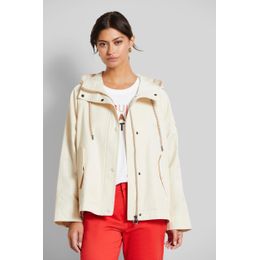 Bugatti Damen Blouson, beige, Gr. 34, unifarben, 60% Baumwolle, 40% Polyester, Jacken, mit lockerer Passform