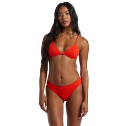 Billabong Damen Bade-Shirt "Good Vibes Reese", rot, Gr. S, 73% Polyester, 21% Polyester, 6% Elasthan, Bikini-Oberteile