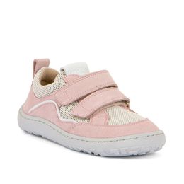 froddo M&auml;dchen Sneaker "Barefoot Base", Gr. 34, pink, Leder, Textil, Schuhe, Klettschuh, Freizeitschuh, Barfu&szlig;schuh mit Klettverschluss