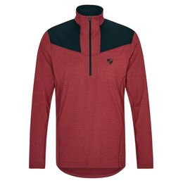 Ziener Herren Sweater "JONGA", rot, Gr. 48, Obermaterial: 1. 88% Polyester (recycelt), 12% Elasthan, 2. 94% Polyester, 6% Elasthan;, Sweatshirts
