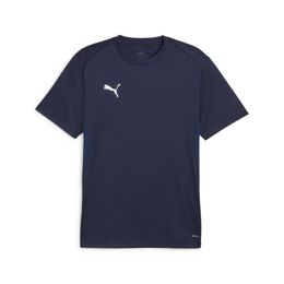 Puma Herren Trainingstop "TEAMGOAL JERSEY", blau, Gr. XXL, unifarben, Web, Obermaterial: 100% Polyester, Tops