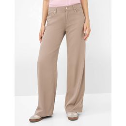 Brax Damen 5-Pocket-Hose "Style MORGAN", grau, Gr. 38, Web, 56% Lyocell, 41% Baumwolle, 3% Elasthan, Hosen
