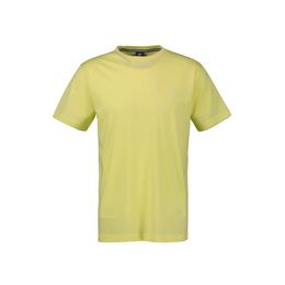 Lerros Herren Kurzarmshirt, gelb, Gr. L, Obermaterial: 100% Baumwolle, Shirts, mit Logostickerei auf der Brust
