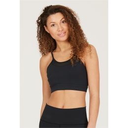 ENDURANCE ATHLECIA ATHLECIA Damen Sport-BH "Elisary", Gr. 42, schwarz, 85% Polyester, 15% Elasthan, unifarben, BHs, aus schnelltrocknendem Funktionsstretch