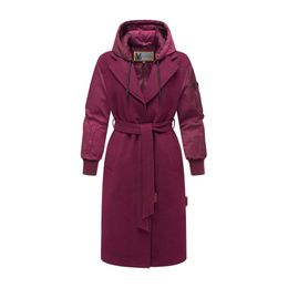 Marikoo Damen Winterjacke "Tjadee", rot, Gr. XXXL, Obermaterial: 90% Polyacryl, 8% Viskose, 2% Elasthan; Innenseite: 100% Polyester; Futter: 100%
