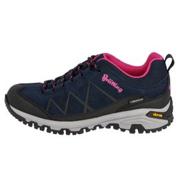 Brütting BRÜTTING Damen Walkingschuh "Outdoorschuh Kansas", Gr. 40, blau, Synthetik, Schuhe