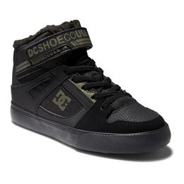 DC Shoes Kinder Winterboots "Pure High WNT", Gr. 10,5, schwarz, Leather (cow), Lining: Textile, Outsole: Rubber, Schuhe
