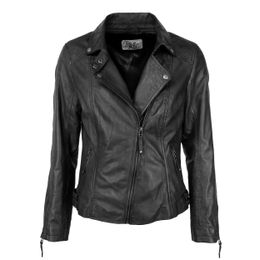JCC Damen Lederjacke "8533", schwarz, Gr. 38, Oberstoff: 100% Lammnappa-Leder / Futter. 100% Polyester, Jacken
