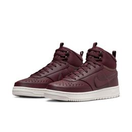 Nike Sportswear Herren Sneaker "COURT VISION MID WINTER", Gr. 40, rot, Leder, Synthetik, Schuhe