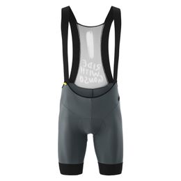 Gonso Herren Fahrradhose "SQlab GO BIB M", grau, Gr. M, 80% Polyamid. 20% Elastan, Hosen, Herren Radhose, Sitzpolster und Tr&auml;ger, moderne Radlerhose,