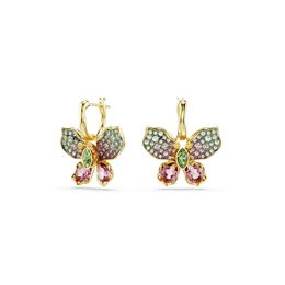 Swarovski Ohrringe 'Idyllia' Damen Gr&ouml;&szlig;e One Size gelb / gold / gr&uuml;n / rosa