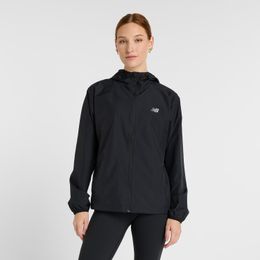 New Balance Damen Laufjacke "Hooded Jacket", schwarz, Gr. XS, Obermaterial: 100% Polyester, Jacken