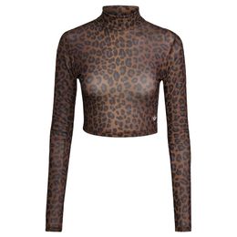 adidas originals Shirt 'Leopard Long Sleeve' female Brown size L