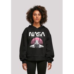 F4NT4STIC Damen Kapuzenpullover "NASA Space Shuttle Sunset", schwarz, Gr. XXL, Obermaterial: 100% Baumwolle, Pullover, Print